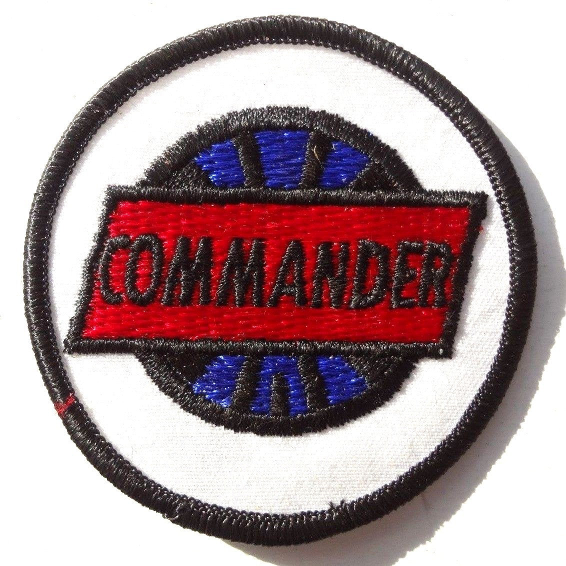 Vintage CIRCLE Commander Embroidered IRON ON PATCH Patch 3" – Zap Vintage